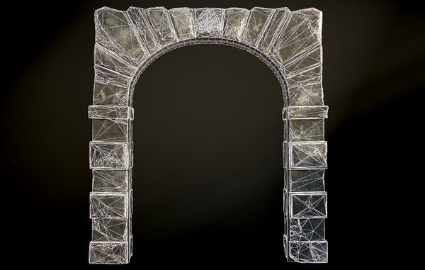 Low-poly medieval arch 3D model - TurboSquid 1627866