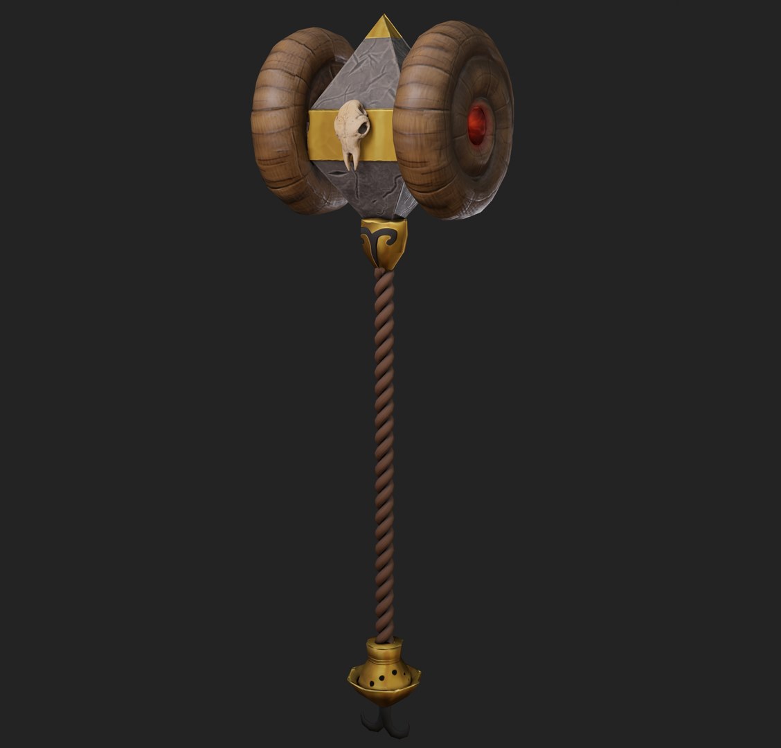 3D model stylized weapon - ram - TurboSquid 1628041