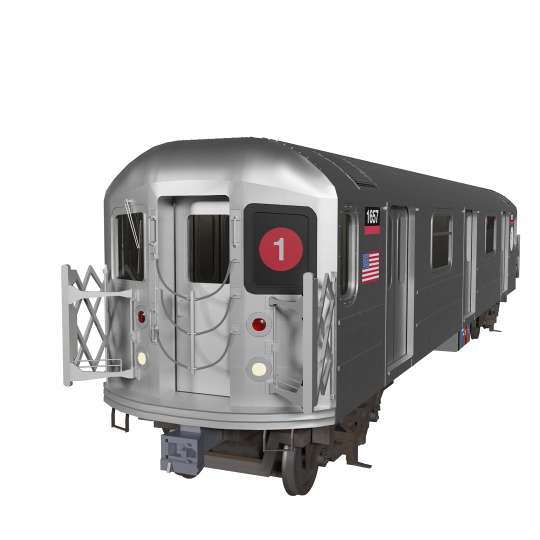 R62a subway train nyc 3D model - TurboSquid 1628132