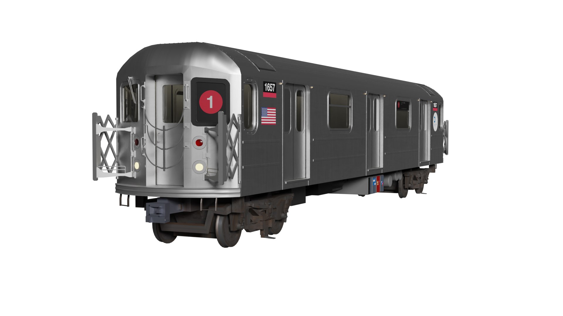 R62a subway train nyc model - TurboSquid 1630844
