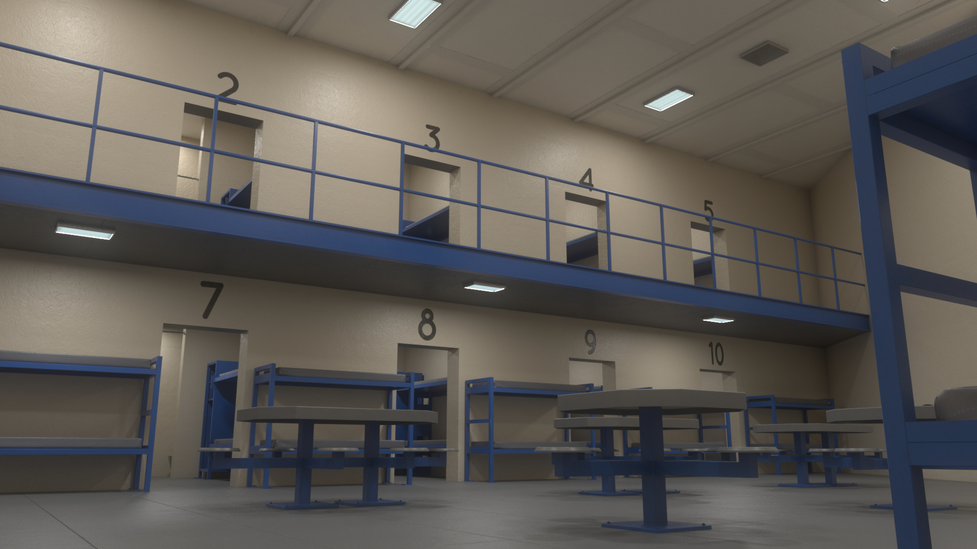 3D jail pbr model - TurboSquid 1628342