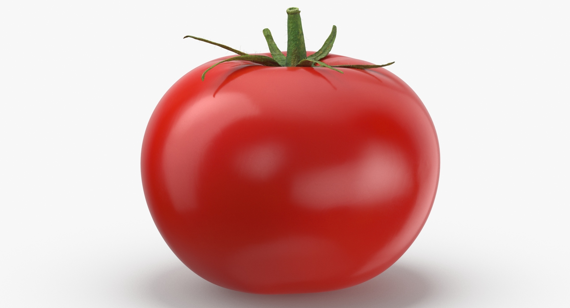 modelo 3d Tomato With Leaf - TurboSquid 1628375