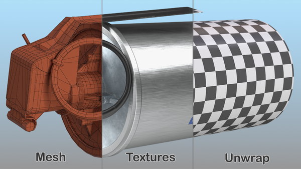 ABC M7A2 防暴 CS 手榴弹3D模型 - TurboSquid 1628611