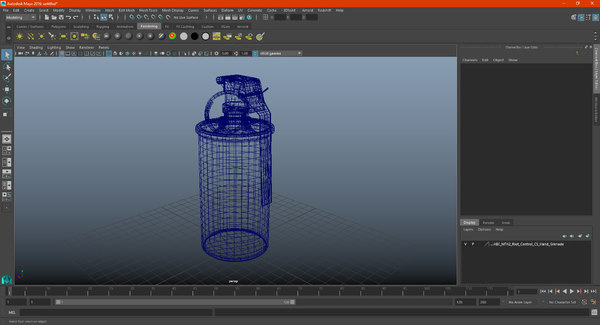ABC M7A2 防暴 CS 手榴弹3D模型 - TurboSquid 1628611