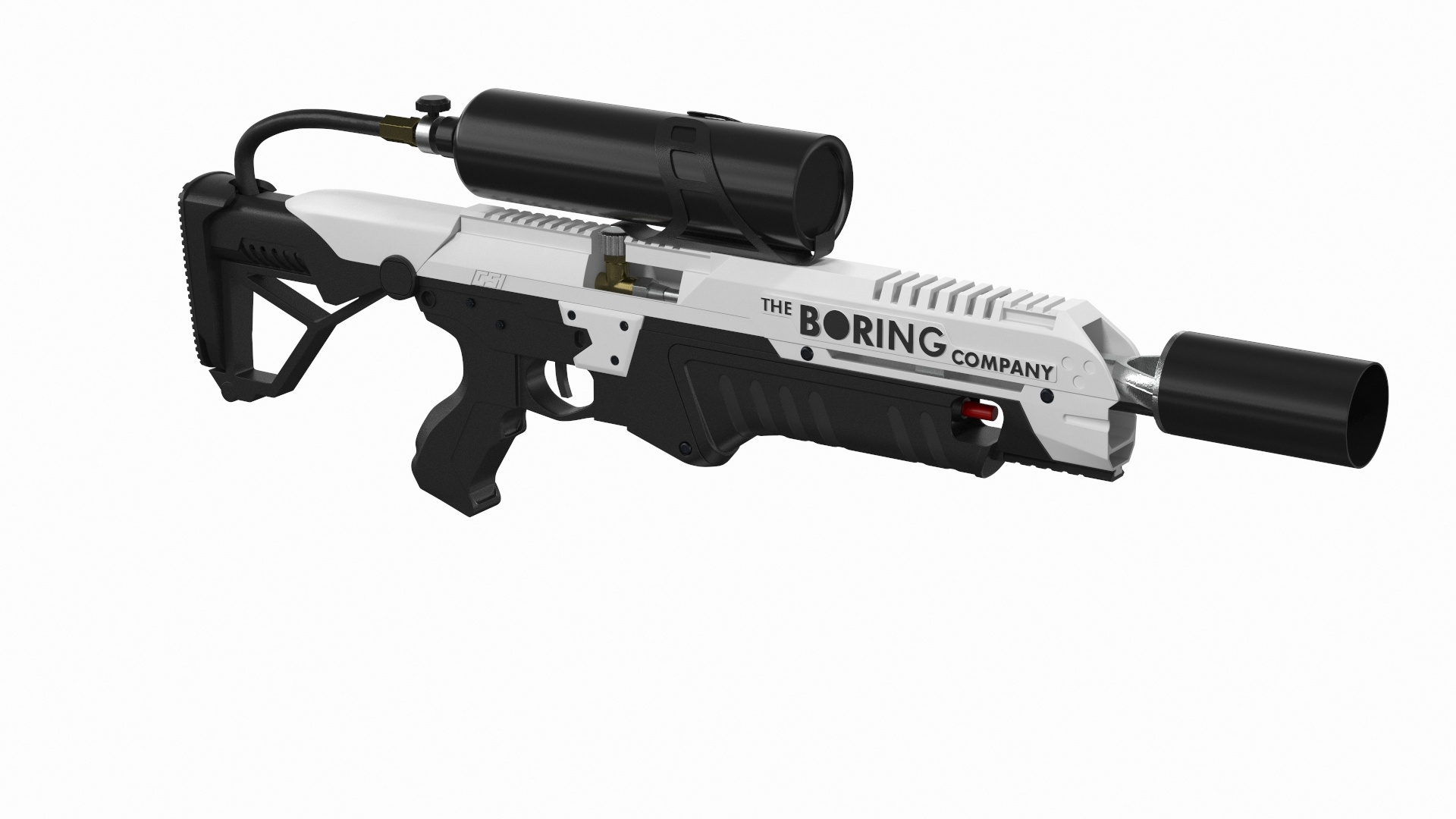 Boring company flamethrower 3D - TurboSquid 1629214