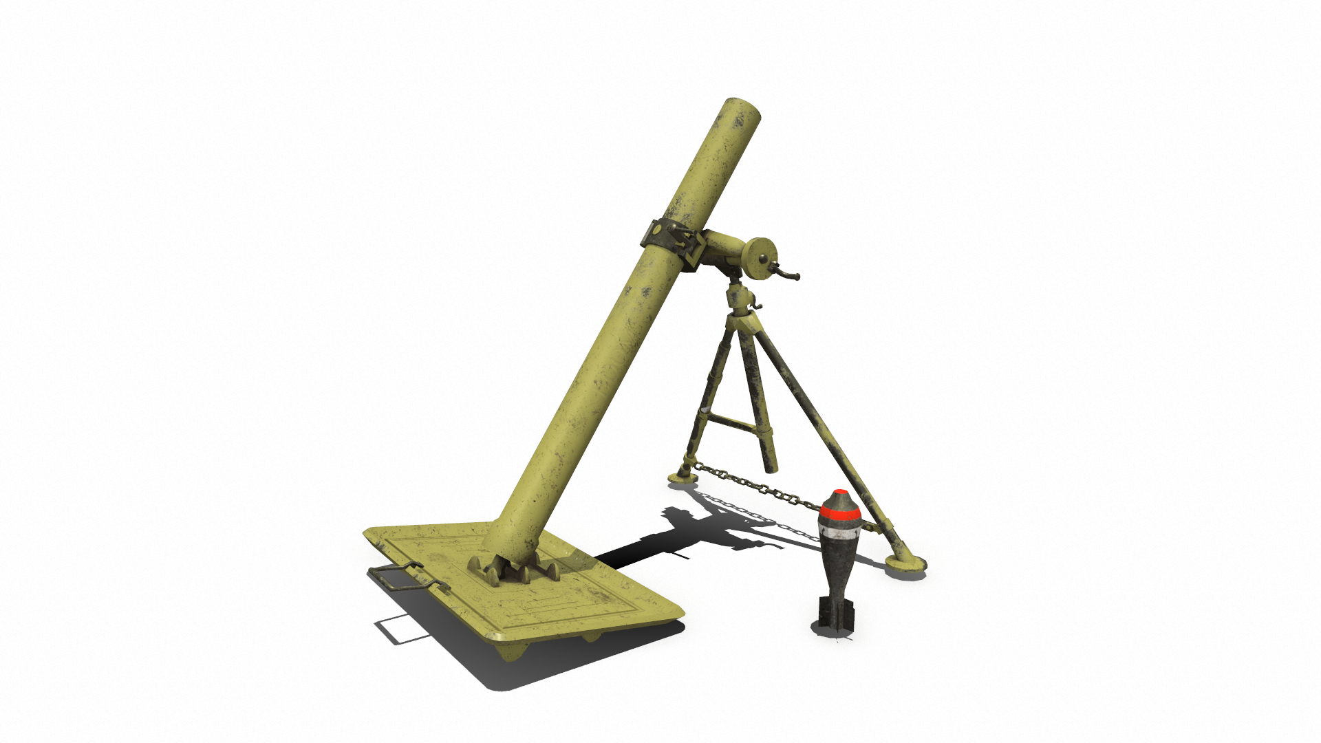 Free 3D ww1 mortar model - TurboSquid 1628703