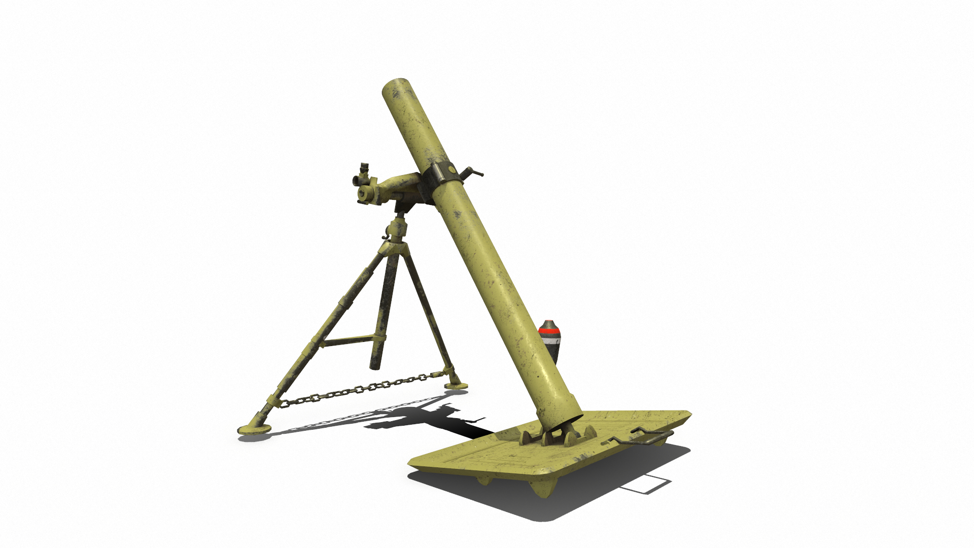 Free 3D ww1 mortar model - TurboSquid 1628703