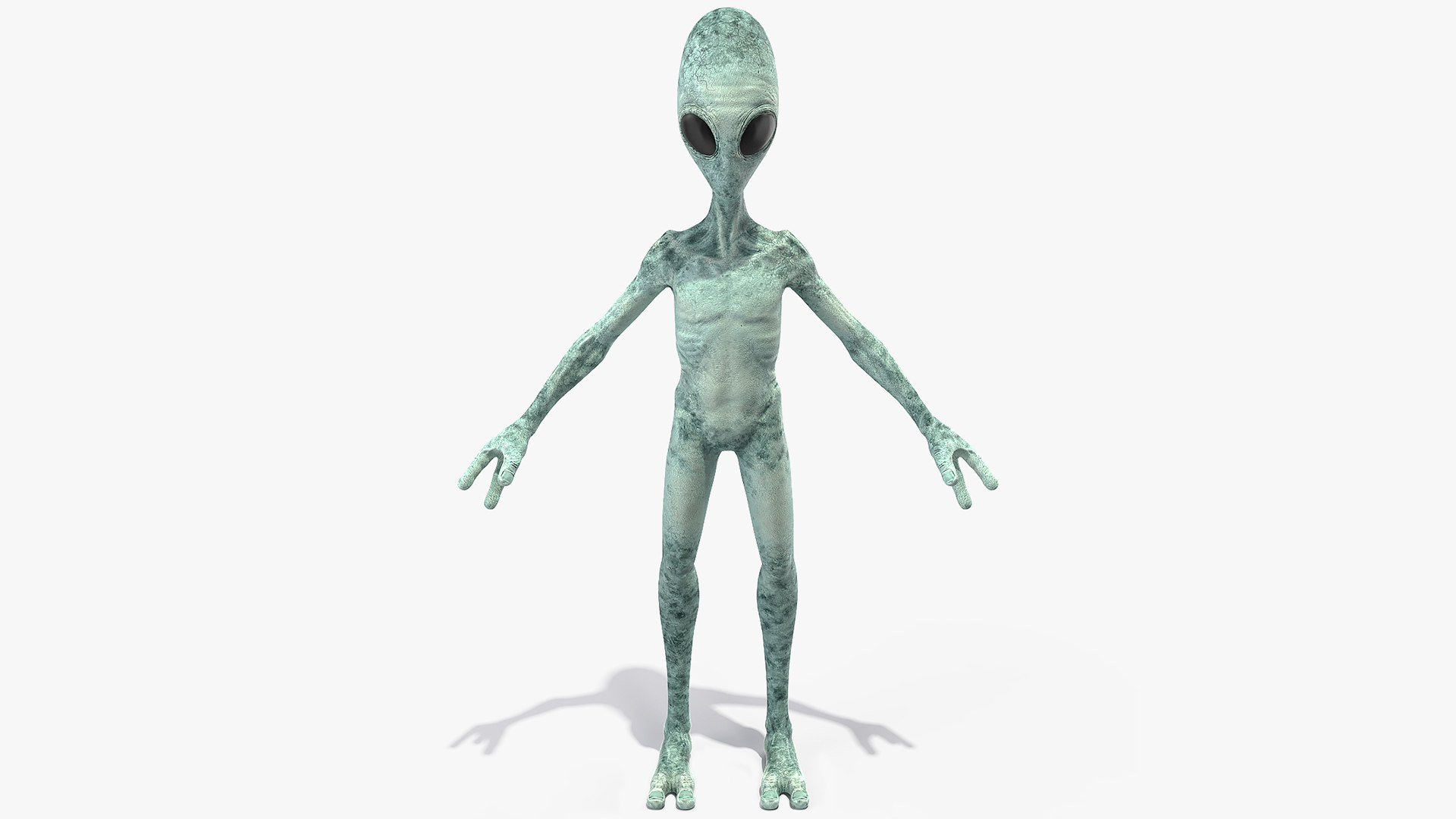 3D extraterrestrial alien t pose - TurboSquid 1628889