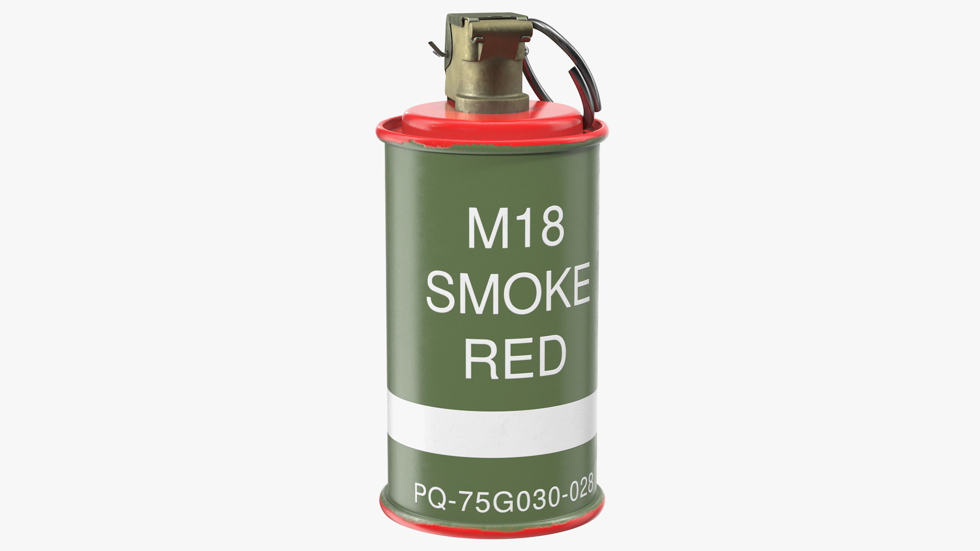 M18 Colored Smoke Grenade Red3Dモデル - TurboSquid 1628946
