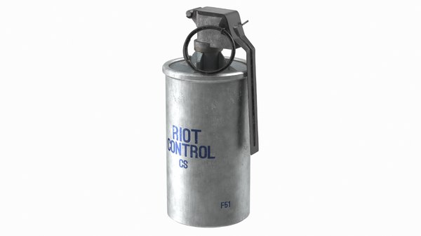 ABC M7A2 Riot Control CS Grenade Old 3D-Modell - TurboSquid 1628836