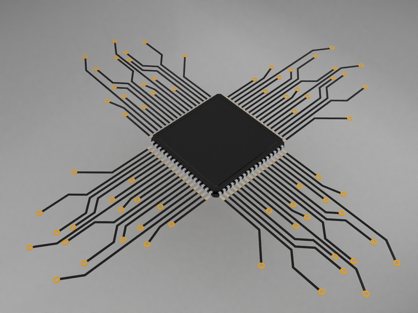 3D chip - TurboSquid 1628921