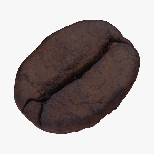 3D coffee bean 01 raw model - TurboSquid 1628953