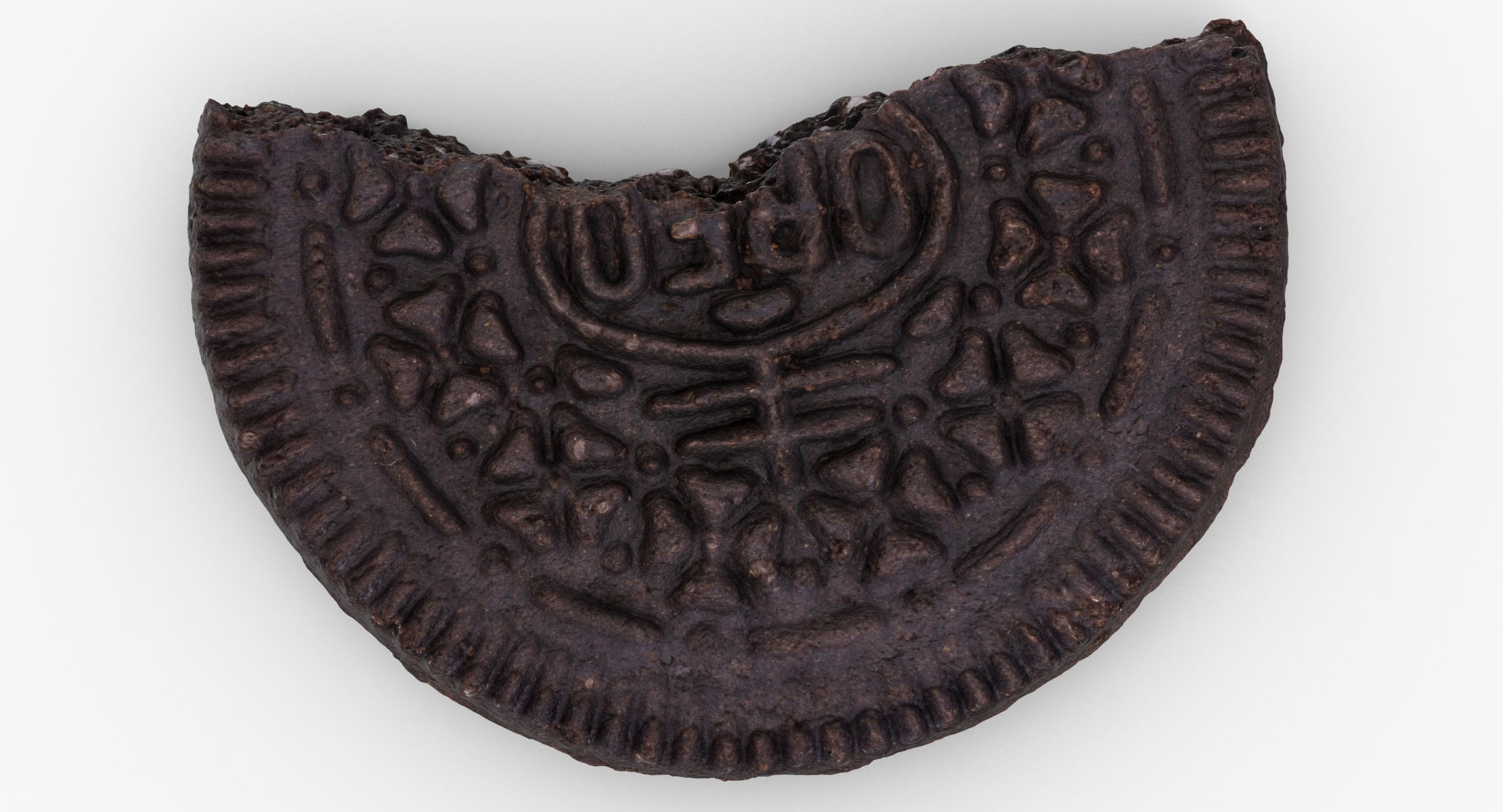 Oreo cookie 01 bitten 3D model - TurboSquid 1628951
