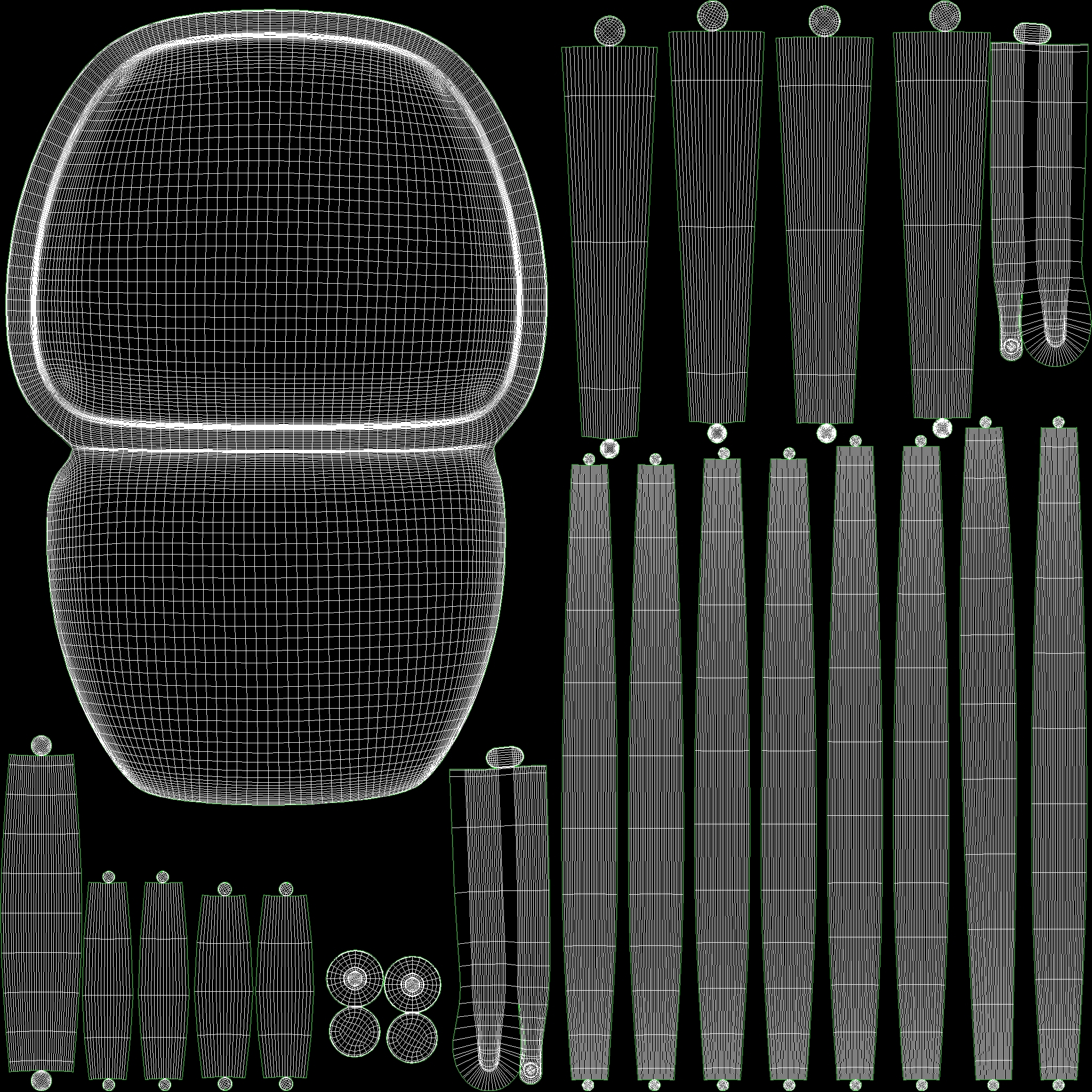 Chair v50 3D model - TurboSquid 1629169