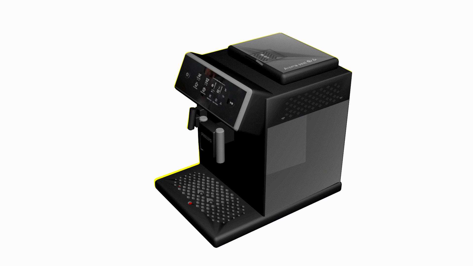 3D coffee machine model - TurboSquid 1611523