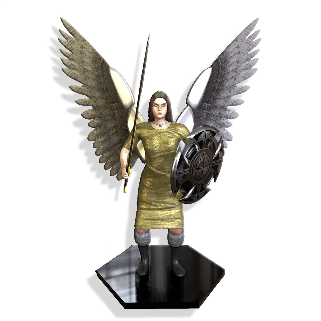 Angel knight 3D model - TurboSquid 1629323