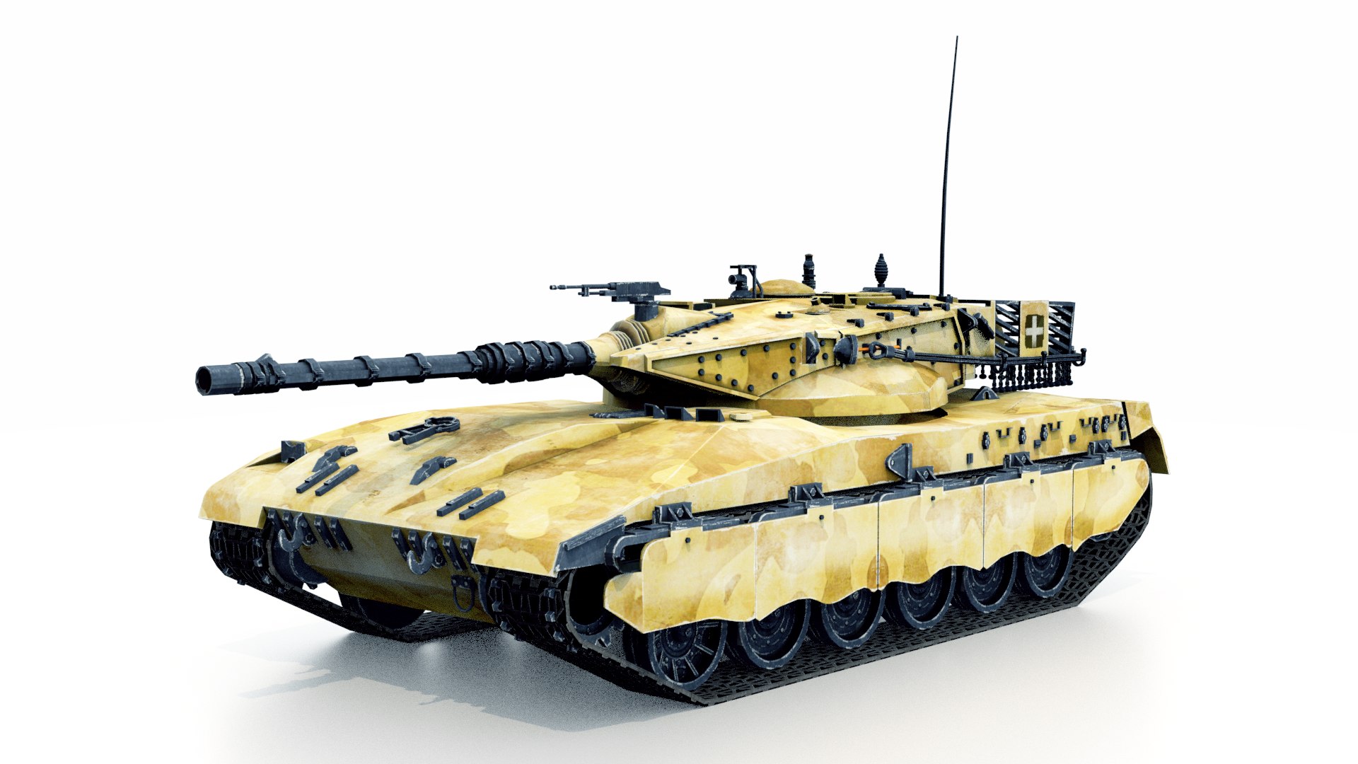 Main tank merkava 3D model - TurboSquid 1625049