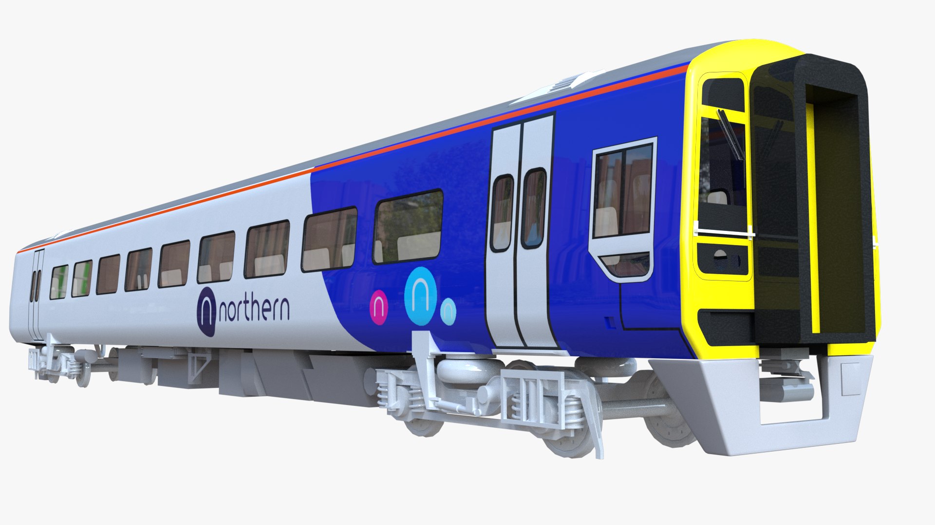 3D british train locomotive - TurboSquid 1630203