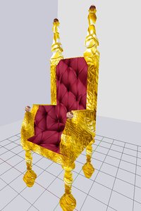 Blender Throne Models | TurboSquid