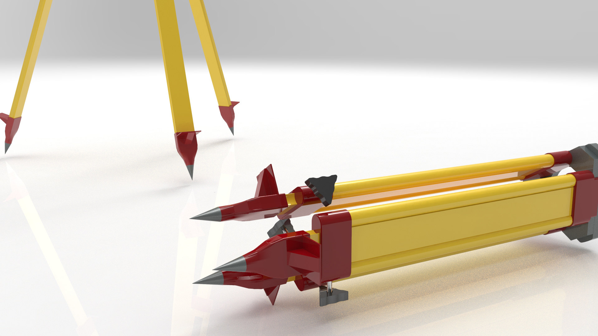 Tripod surveying model - TurboSquid 1630354