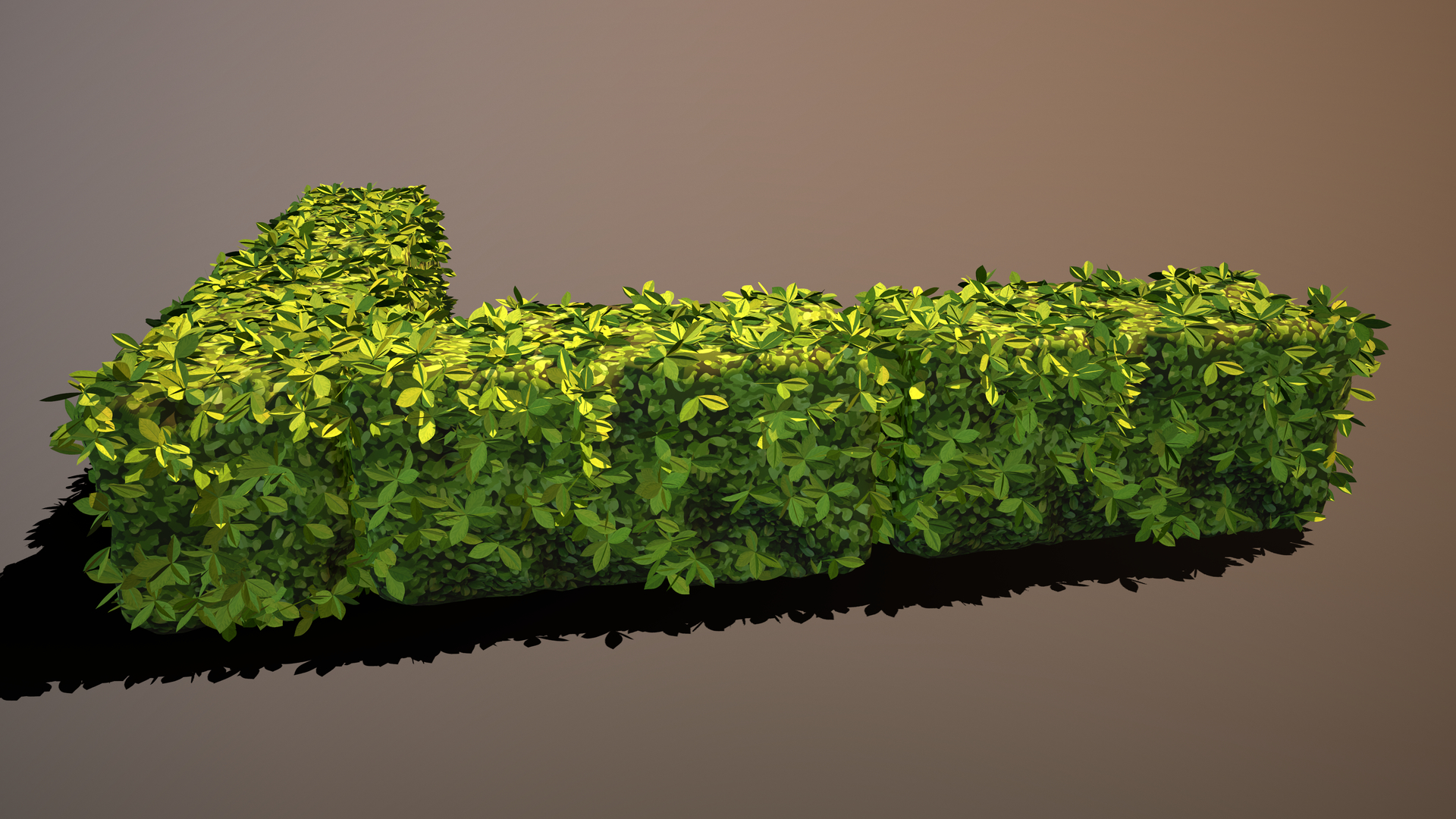 Hedge stylized 3D model - TurboSquid 1630301