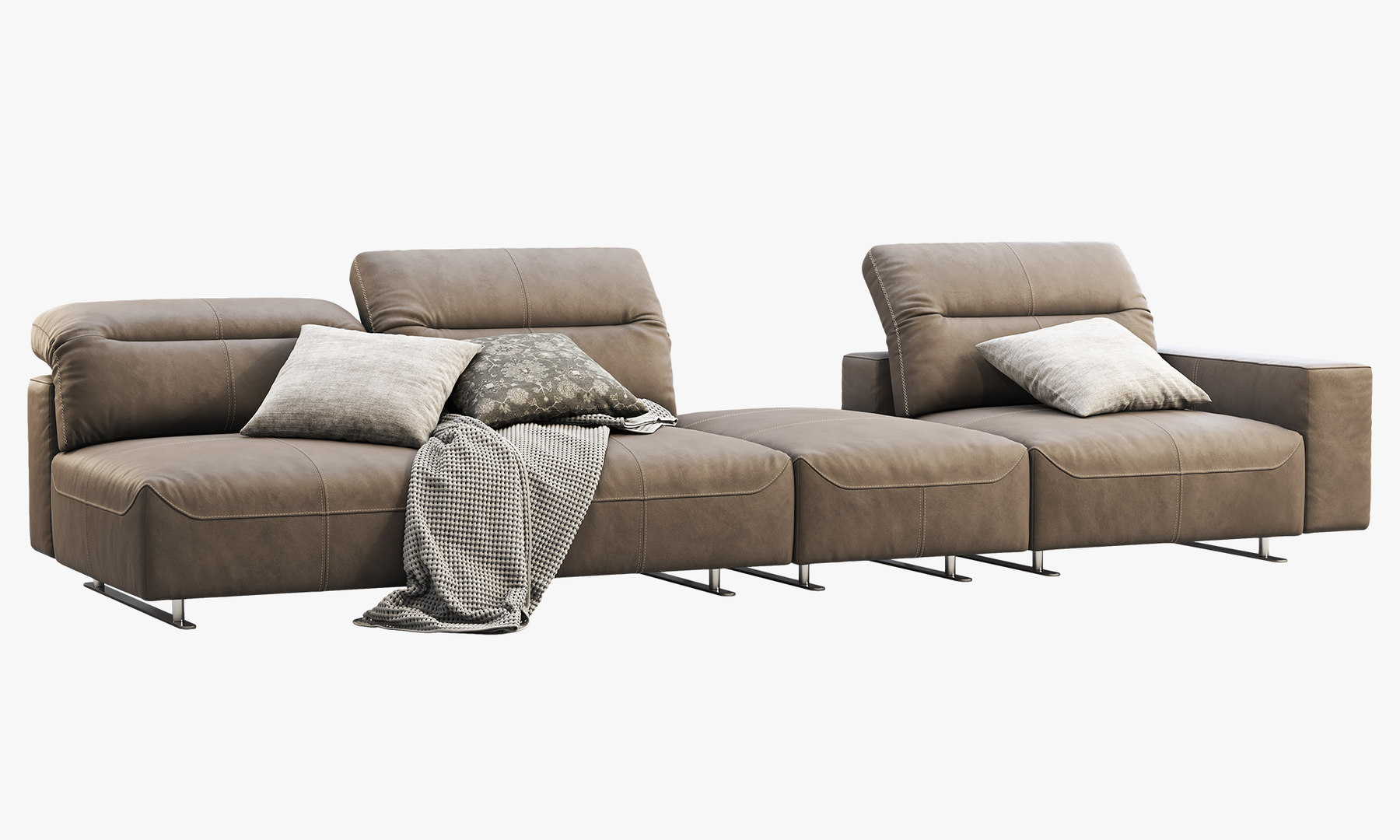 3D boconcept hampton modular leather - TurboSquid 1630500