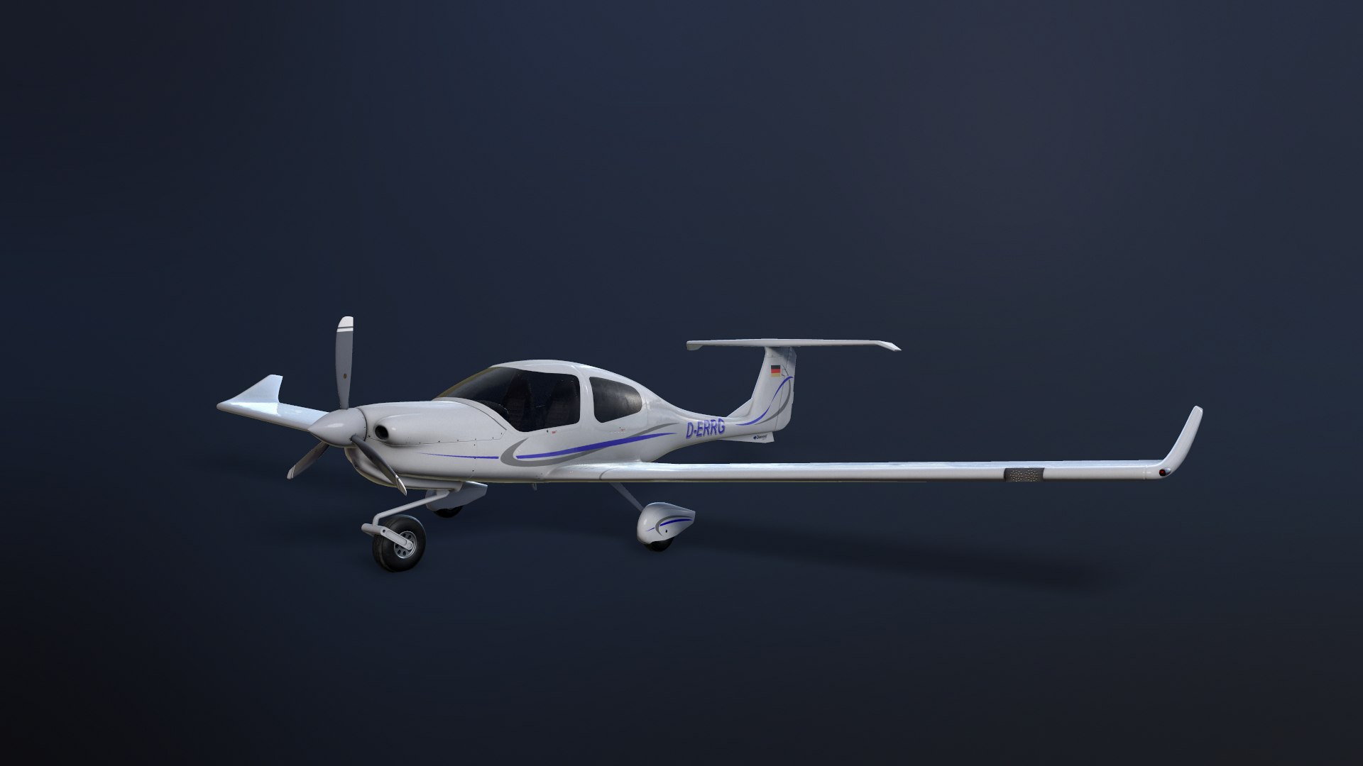Diamond da40 3D model - TurboSquid 1630493