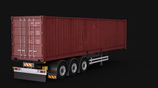 European semi truck 3D model - TurboSquid 1630480