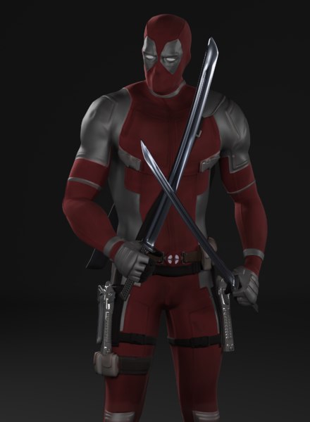 Deadpool 3D Models for Download | TurboSquid