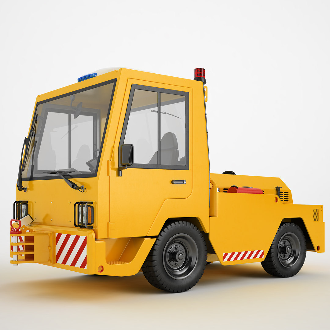 Aircraft tow tractor model - TurboSquid 1630616