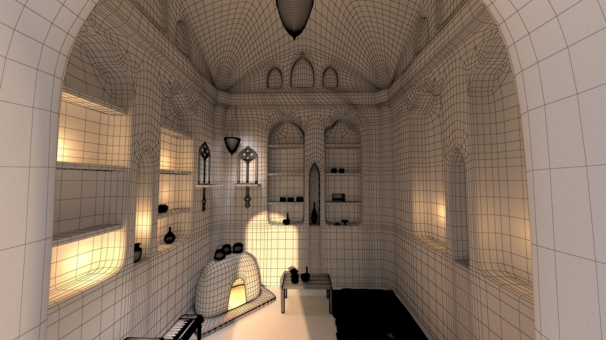 Old interior house 3D model - TurboSquid 1630621
