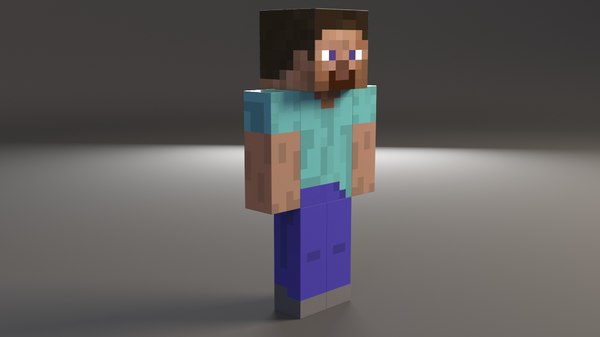 3D minecraft steve model - TurboSquid 1631019
