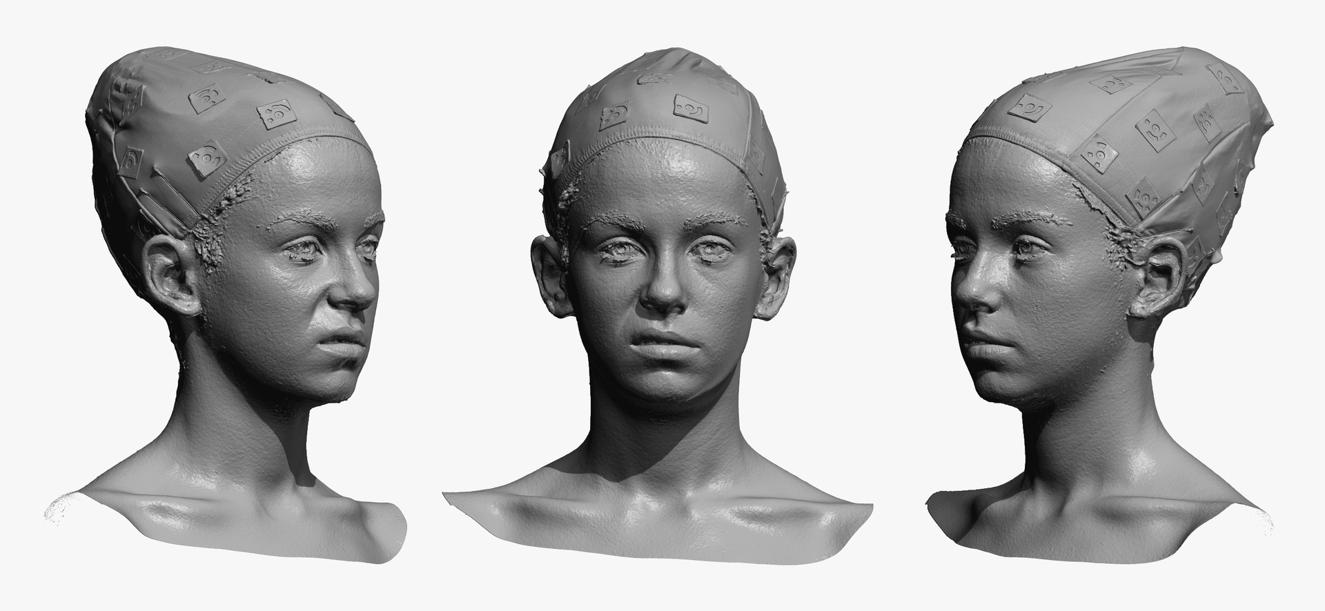 Rhea human head upper 3D model - TurboSquid 1631065