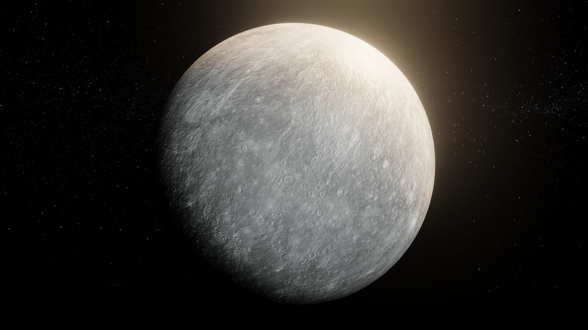 modèle 3D de Modèle 3D de textures photoréalistes Mercury 8k ...