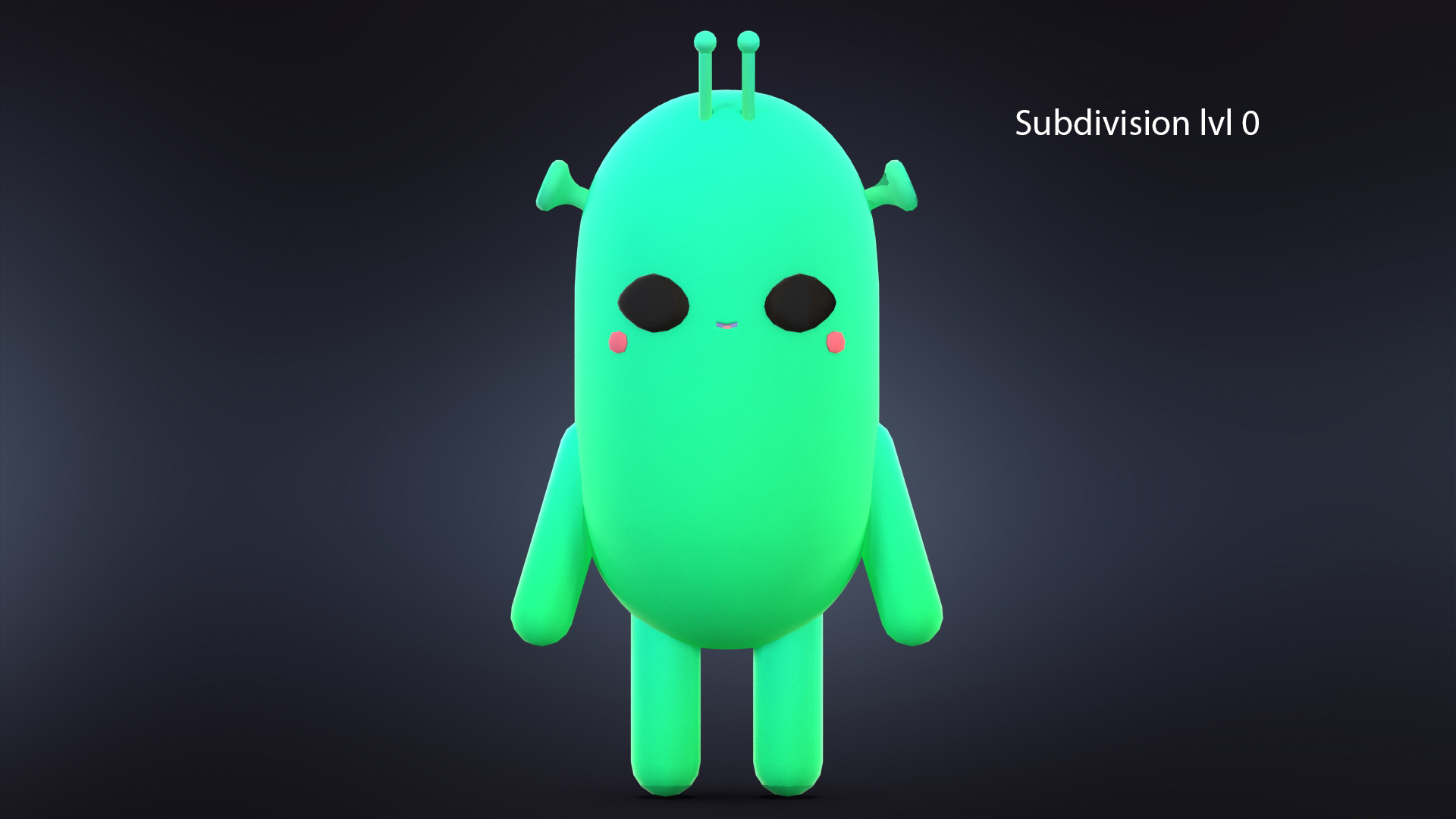 modelo 3d Cartoon Bubble Alien (1) - TurboSquid 1631212