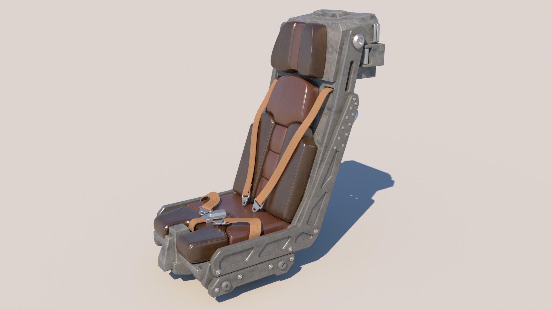 Science fiction pilot seat model - TurboSquid 1631249