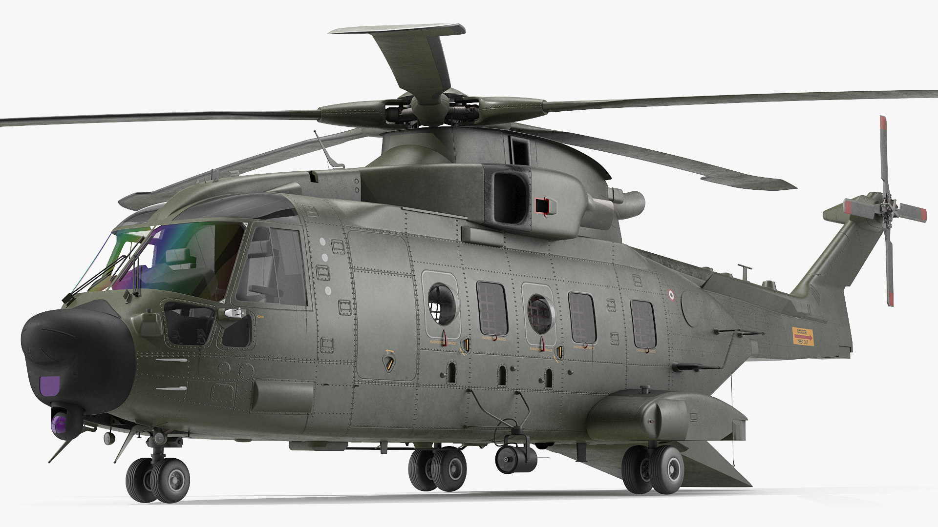 3D agustawestland aw101 merlin helicopter - TurboSquid 1631492