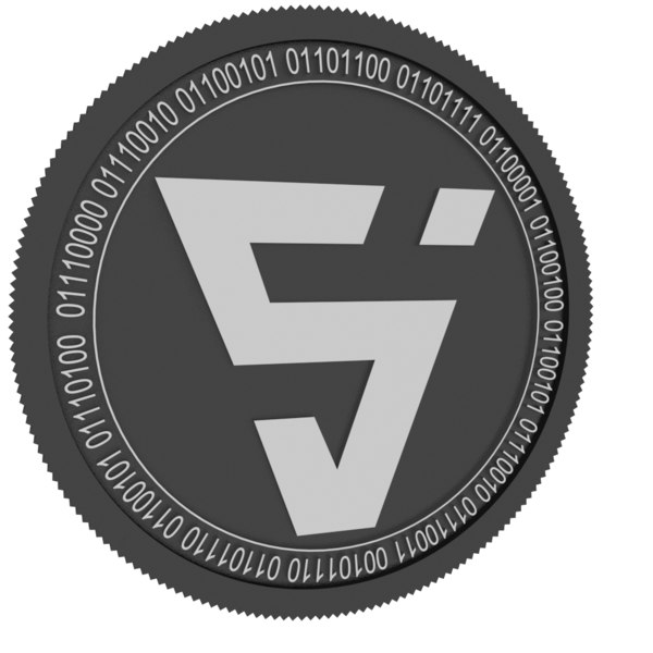 Valor token black coin model - TurboSquid 1631331