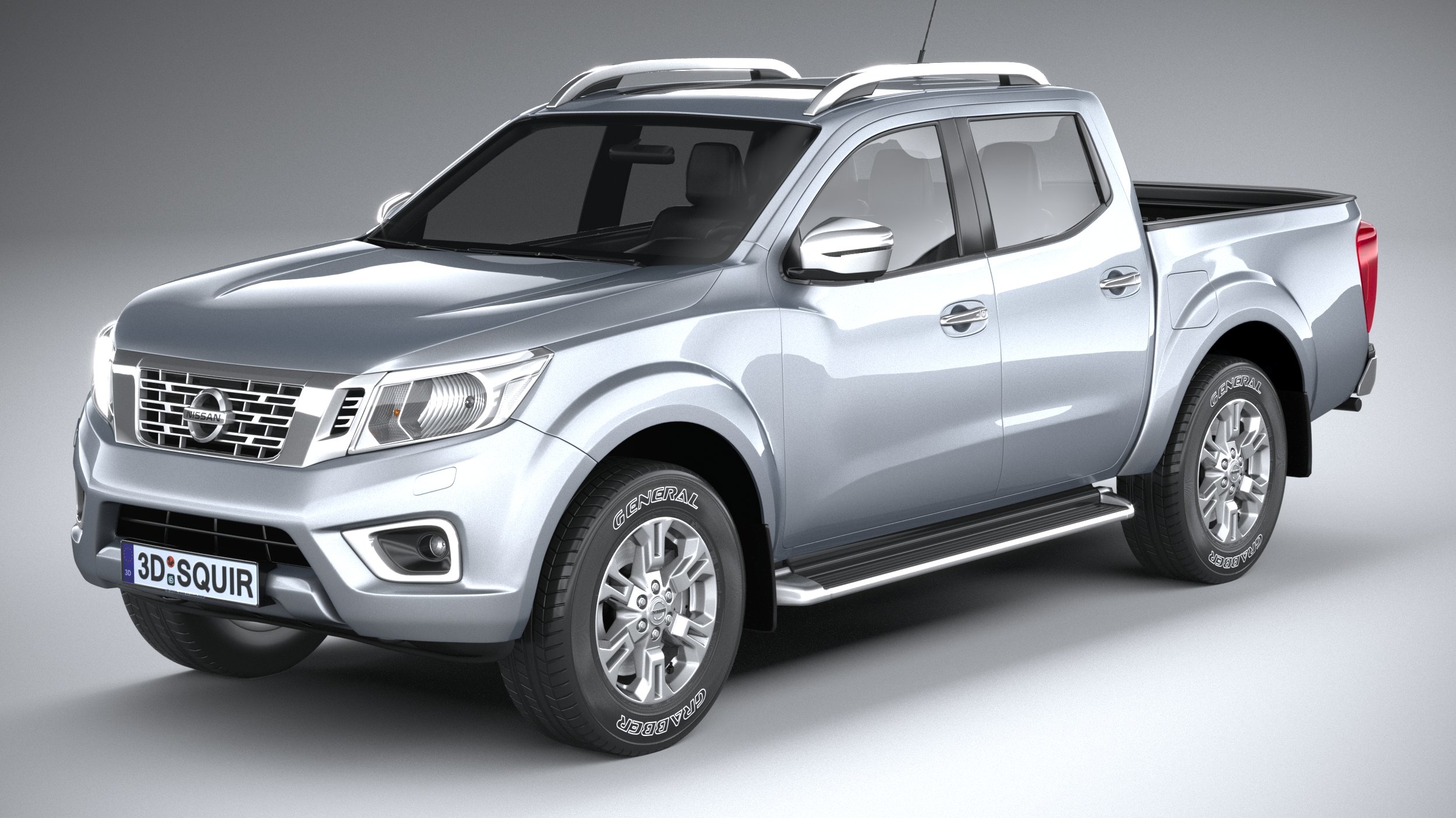 3D model nissan navara doublecab - TurboSquid 1631381