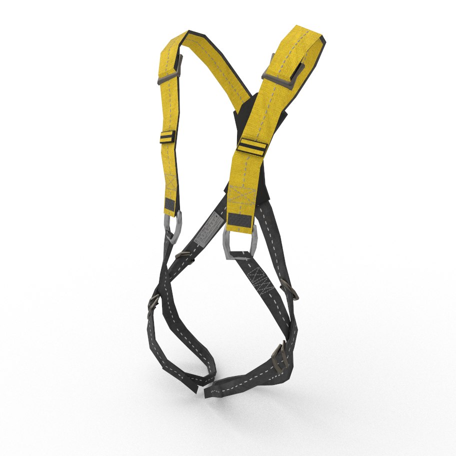 3D model safety harness - TurboSquid 1631471