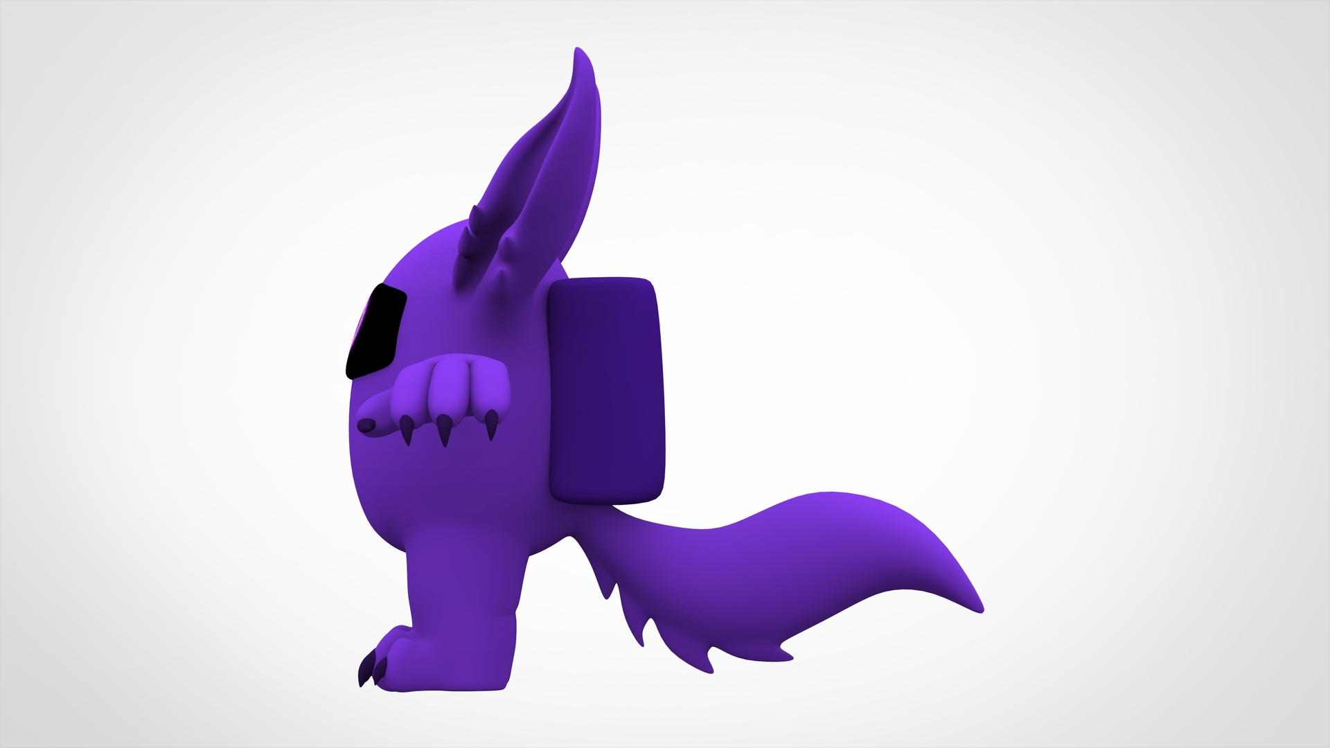 Purple werewolf 3D - TurboSquid 1631537