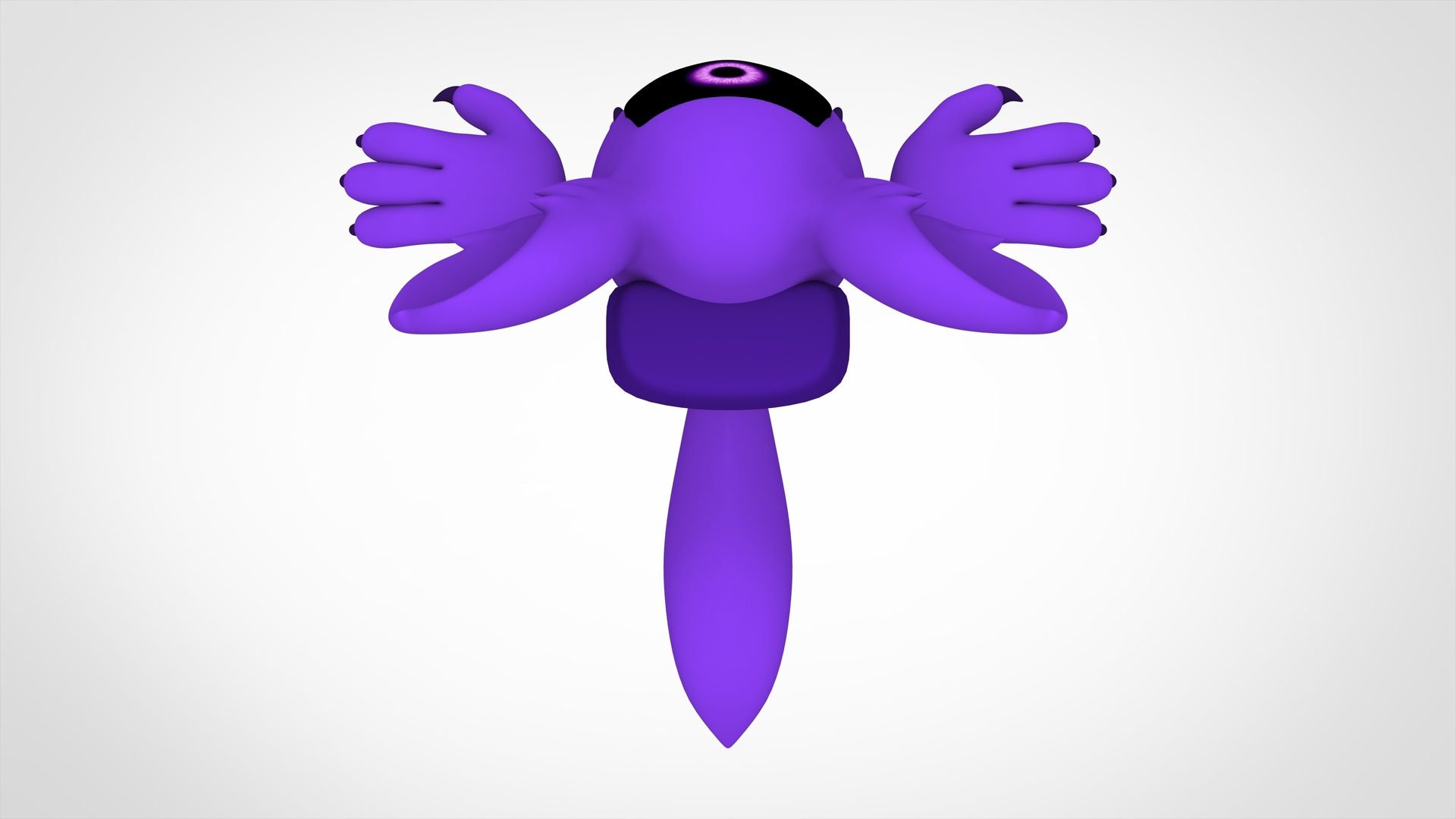 Purple werewolf 3D - TurboSquid 1631537