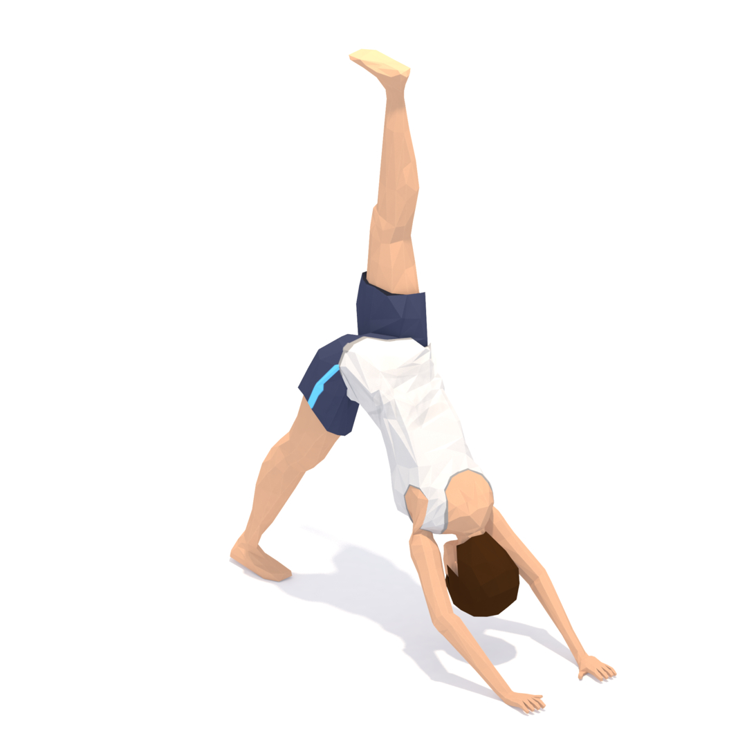 3D animations yoga pose woman - TurboSquid 1633055
