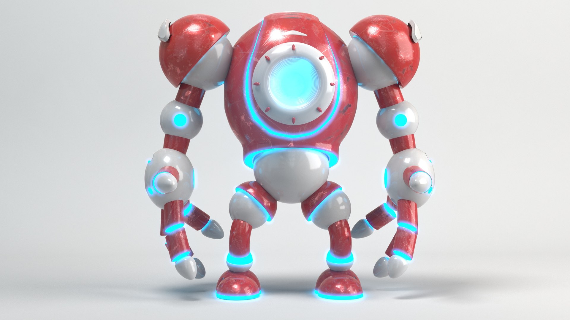 Robot cartoon 3D model - TurboSquid 1631691