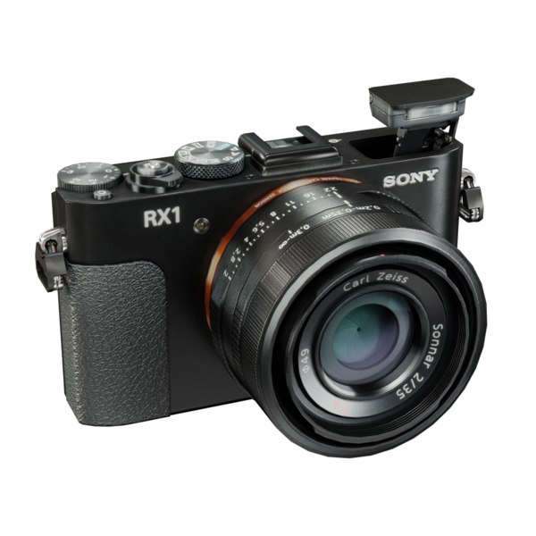 low-poly sony cyber-shot dsc-rx1 3d max