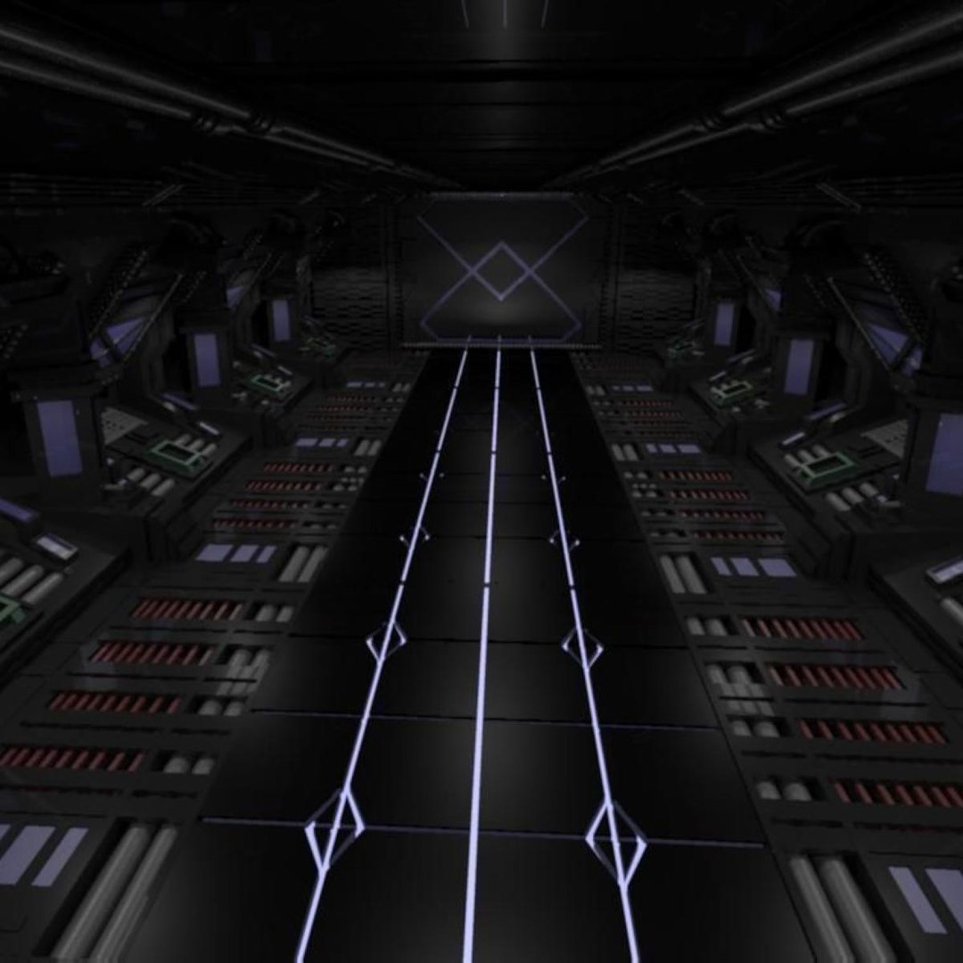 Space ship hallway 3D - TurboSquid 1631797