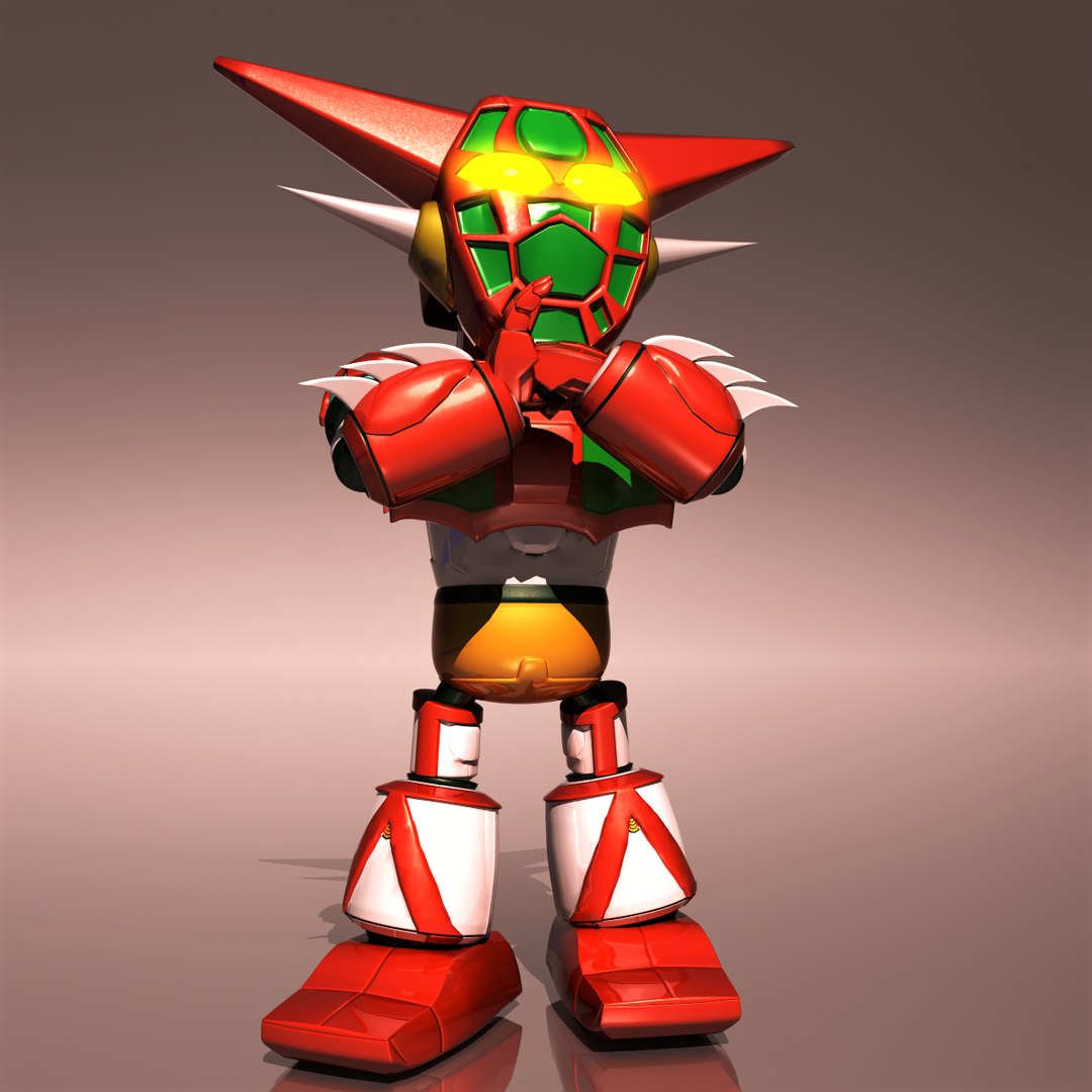 Getter robot version 3D model - TurboSquid 1201279