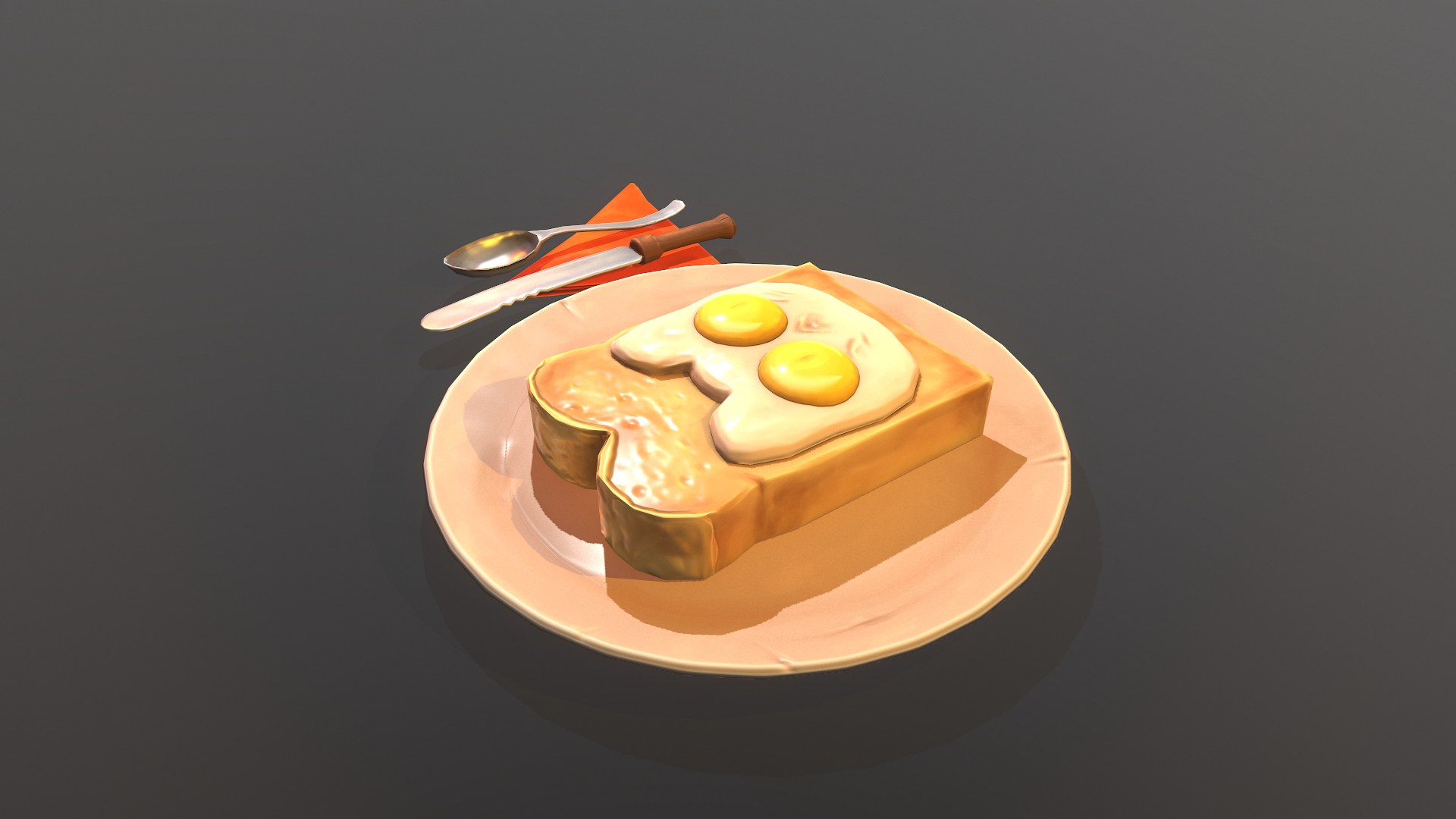 Toast 3D-Modell - TurboSquid 1631893