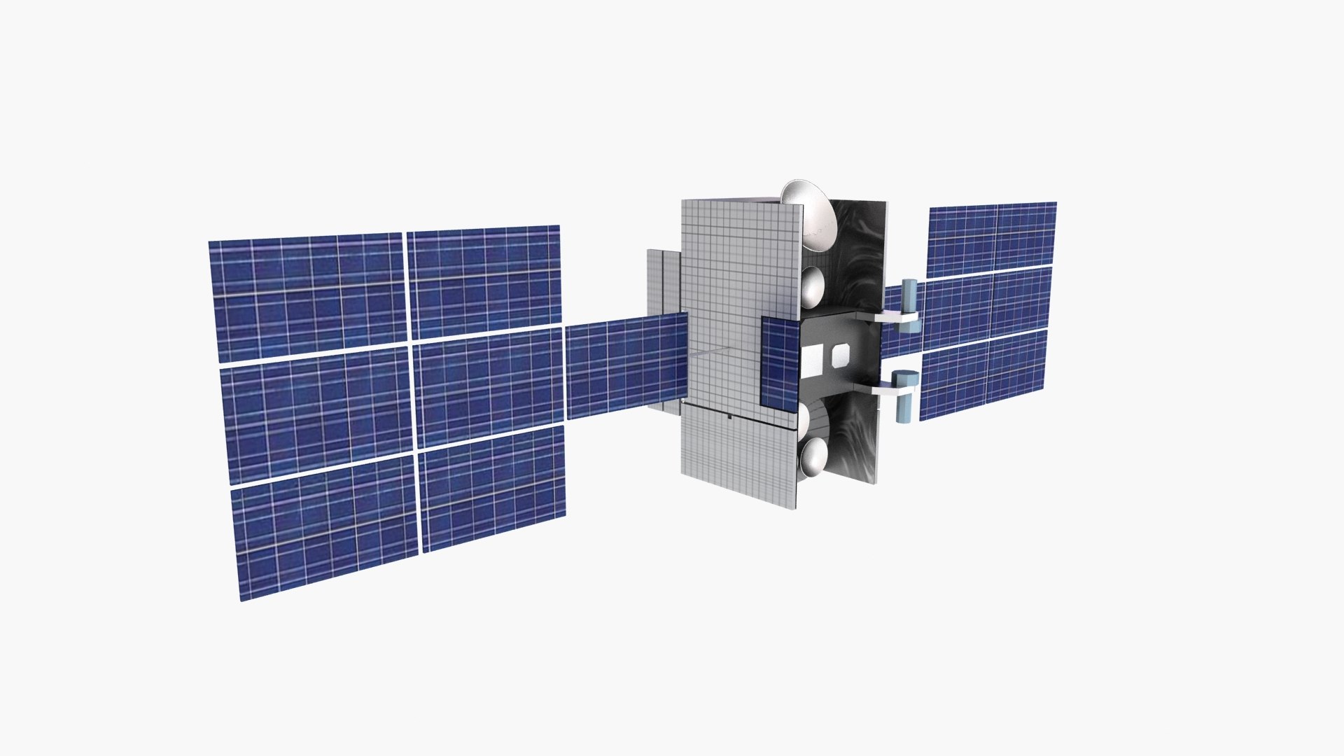 Wideband global satcom 3D model - TurboSquid 1631987