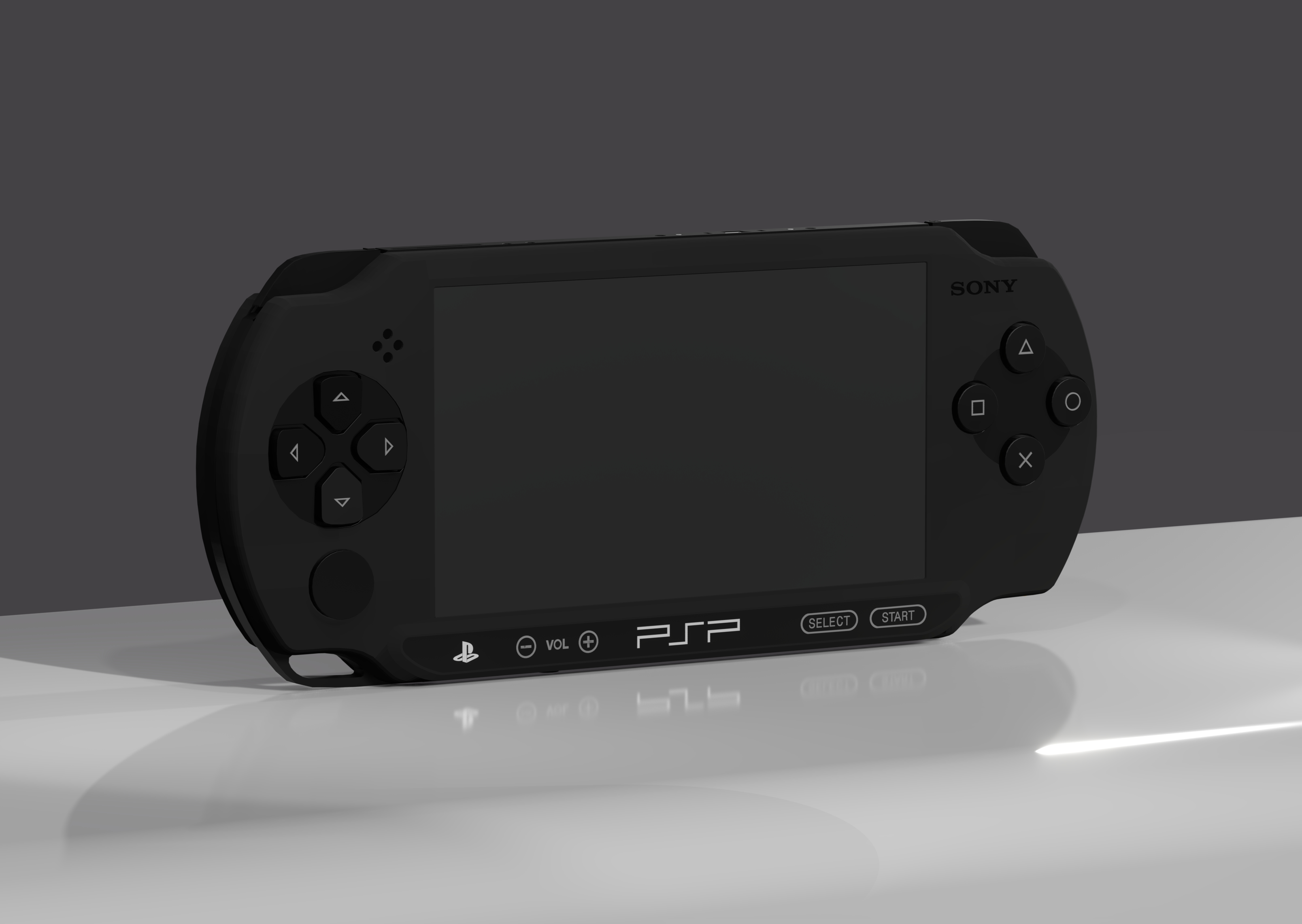 modèle 3D de Sony - PSP STREET - Playstation Portable - Modèle E1004 ...
